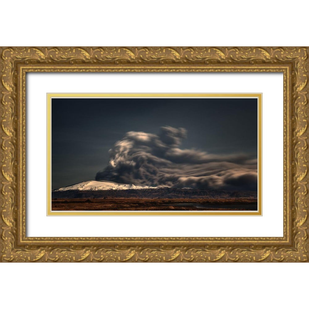 Hoffmann, Raymond 18x12 Gold Ornate Wood Framed with Double Matting Museum Art Print Titled ...