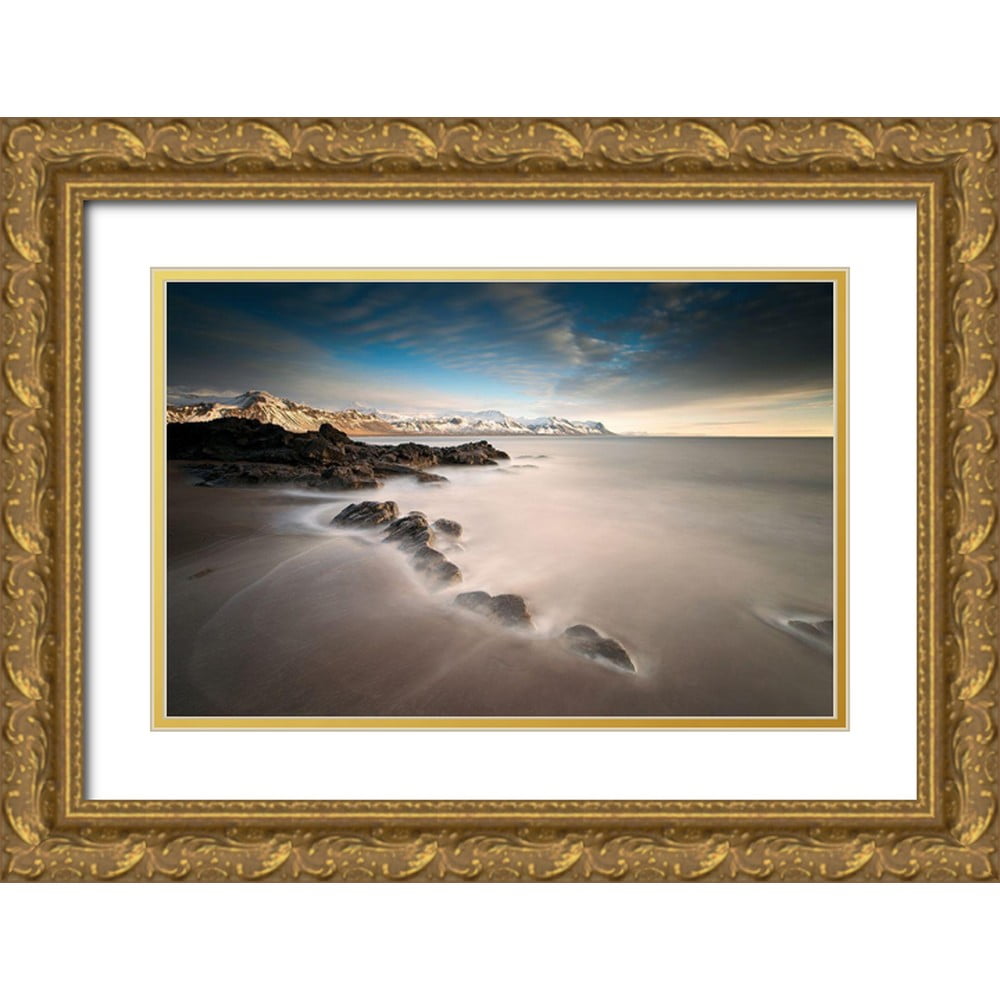 Hoffmann, Raymond 18x13 Gold Ornate Wood Framed with Double Matting Museum Art Print Titled ...