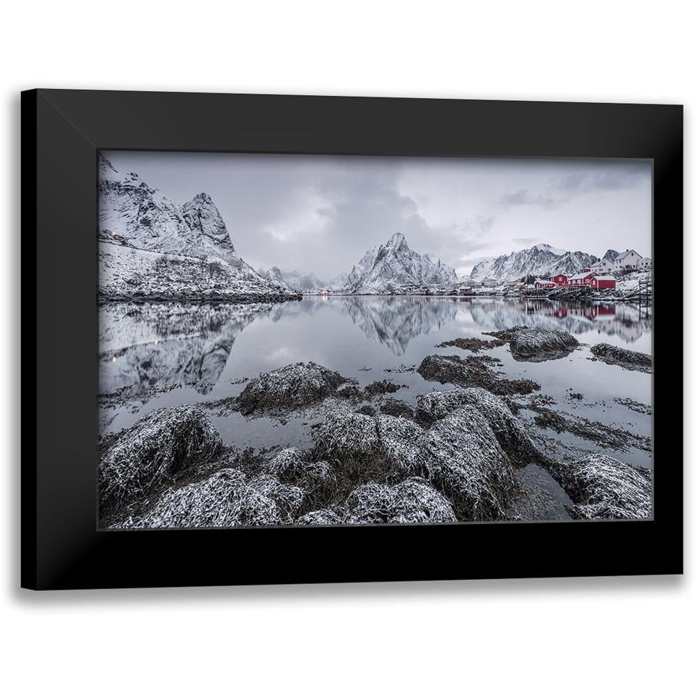 Hoffmann, Raymond 24x17 Black Modern Framed Museum Art Print Titled - Reine - Walmart.com