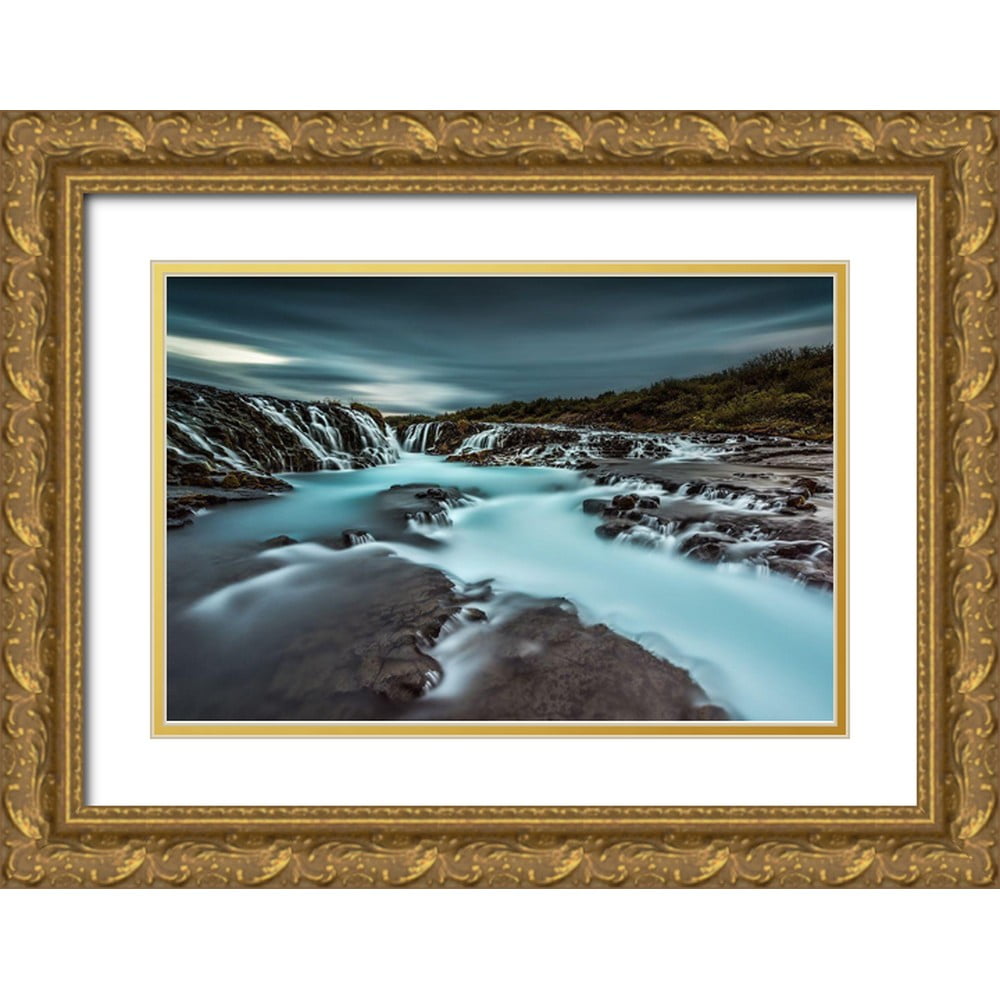 Hoffmann, Raymond 24x17 Gold Ornate Wood Framed with Double Matting Museum Art Print Titled ...