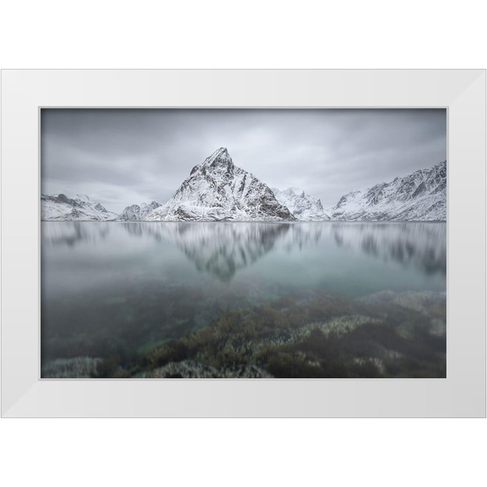 Hoffmann, Raymond 32x23 White Modern Wood Framed Museum Art Print ...