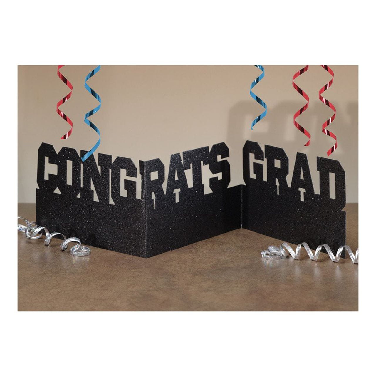 Creative Converting Congrats Grad Accordion Glitter Centerpiece ...