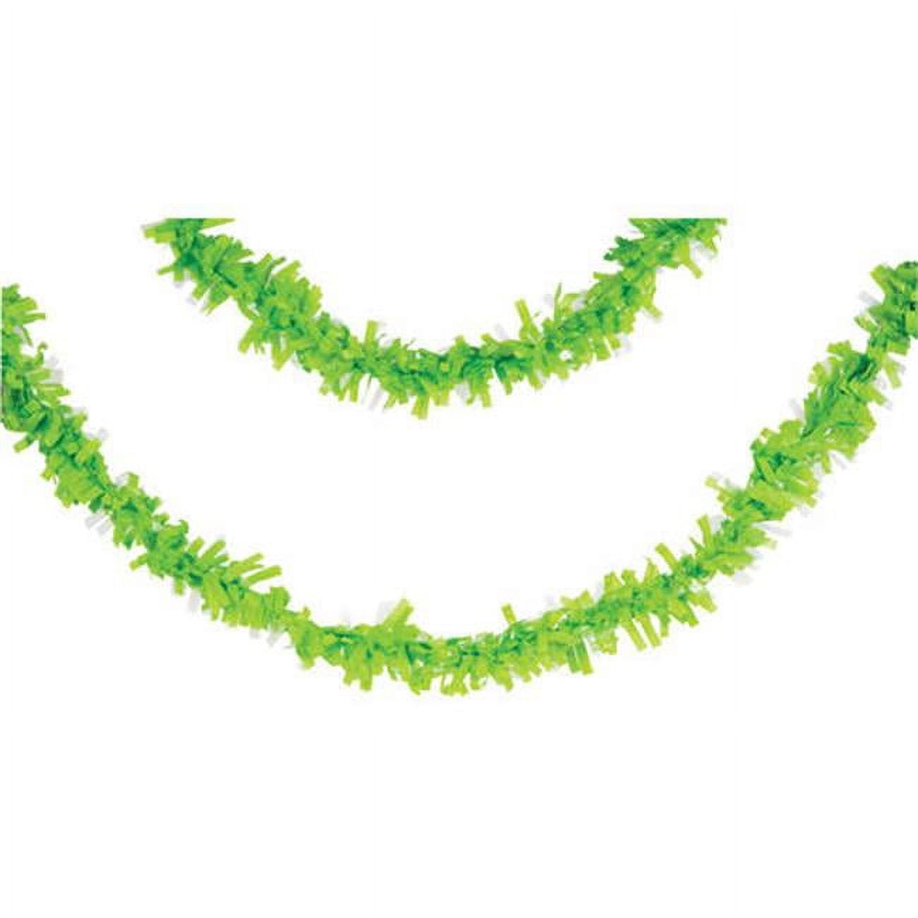Hoffmaster Group 315312 25 ft. Tissue Garland, Fresh Lime - Walmart ...