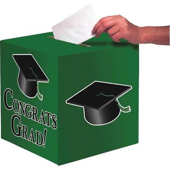 Hoffmaster Group 6 by 1 Congratulations Graduation Party Card Box ...