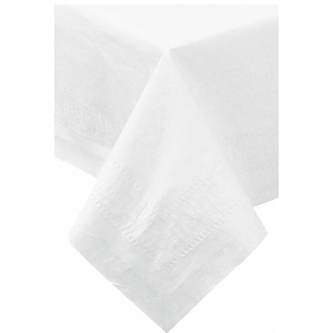 Hoffmaster HFM210086 2-Ply Tissue/poly Tablecovers, Round White, 82 ...