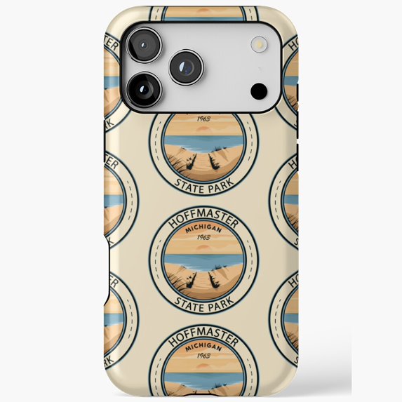 Hoffmaster Michigan State Park Travel Artwork For iPhone 11-17 Pro Max ...