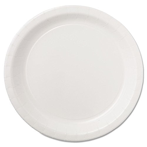 Hoffmaster PL7095 9" White Deep Ridge Paper Plate - Walmart.com