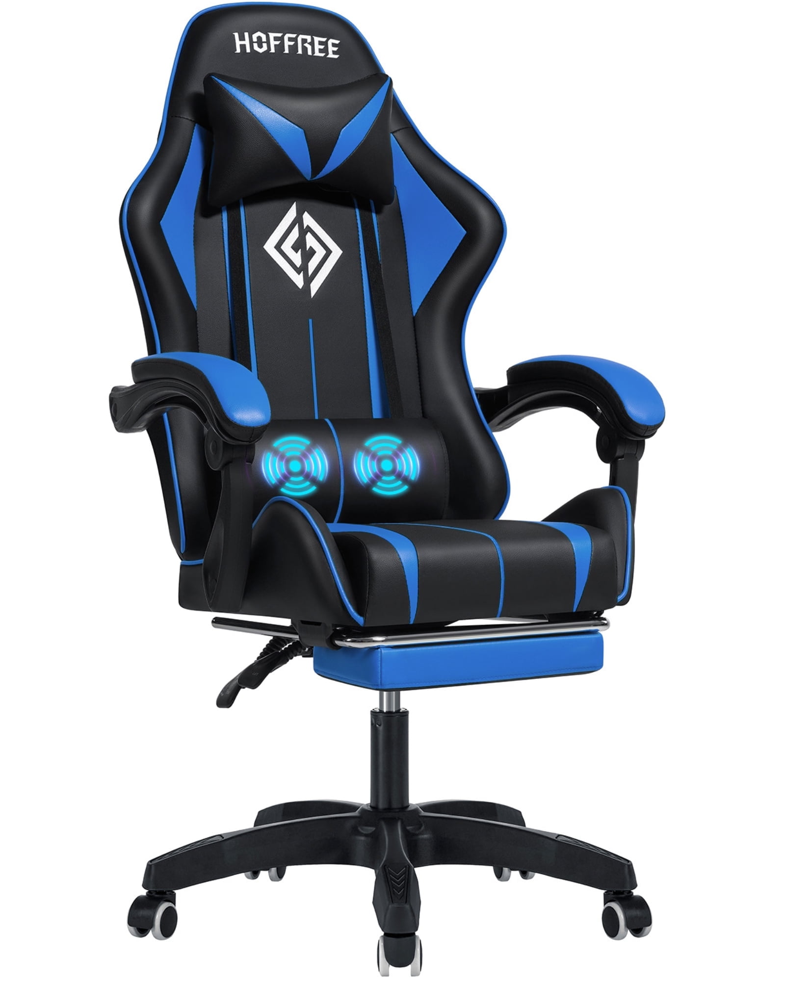 Hoffree Gaming Chair with Massage Kids Gaming Chairs Ages 8-14 Gaming ...