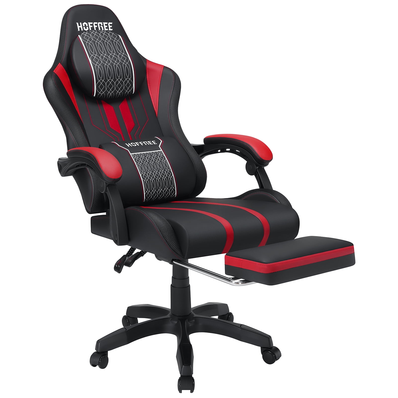 Hoffrree Gaming Chair with Wide Seat Big and Tall Office Chair with ...