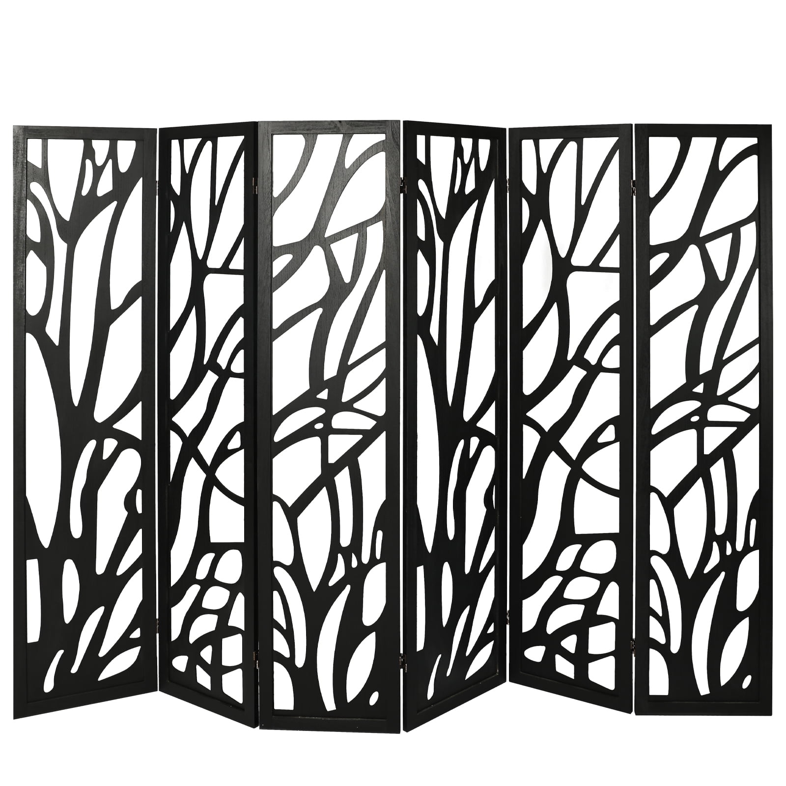Hofitlead 6 Panel Wood Room Dividers 6Ft Room Dividers and Folding ...
