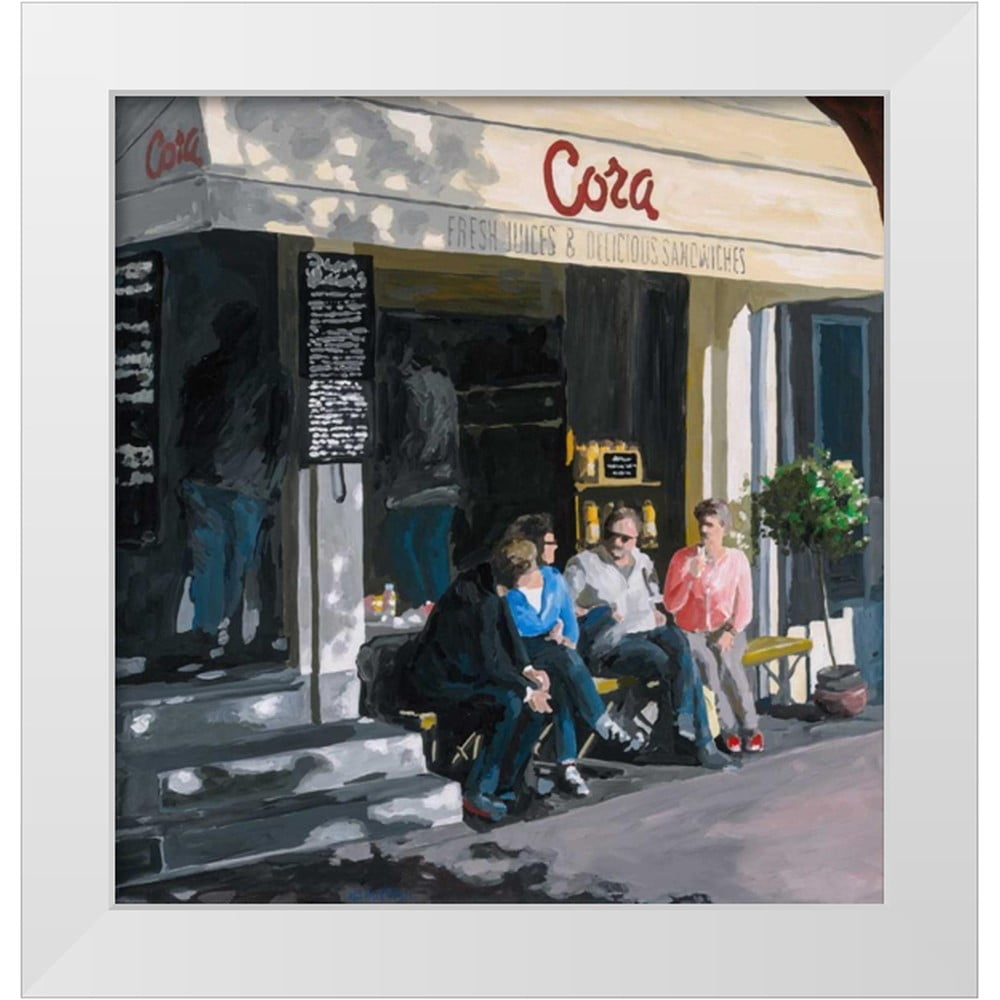 Hofstra,HJ 12x12 White Modern Wood Framed Museum Art Print Titled ...