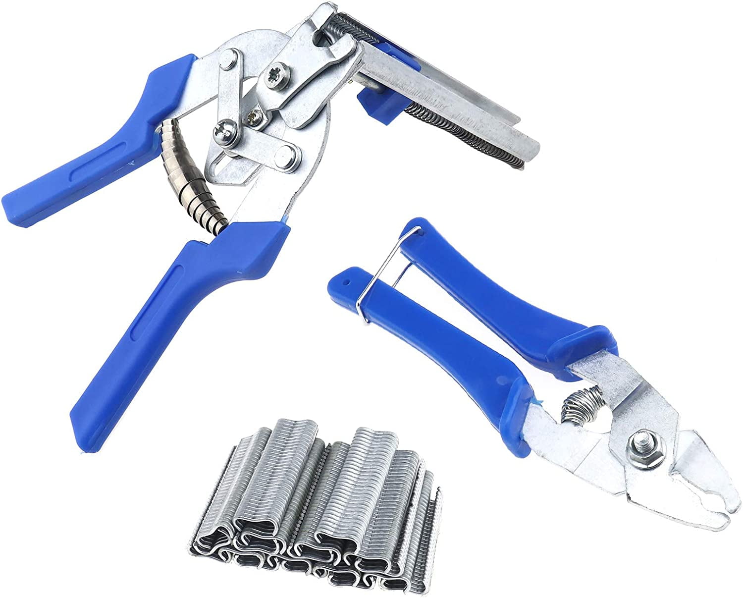 Hog Ring Plier Fastener Gun Hand M Staple Gun 3 in 1 Mesh Cage Wire ...