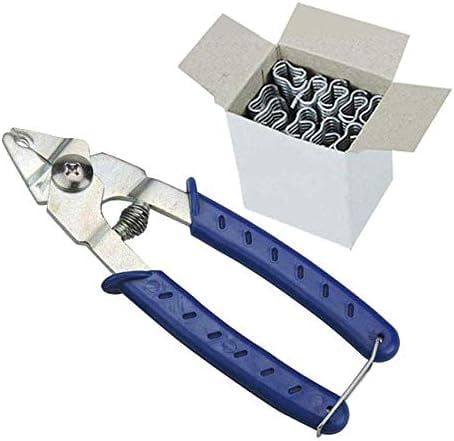 Hog Ring Pliers With 600pcs M Nail clips for Chicken Quail Pigeon Pet ...