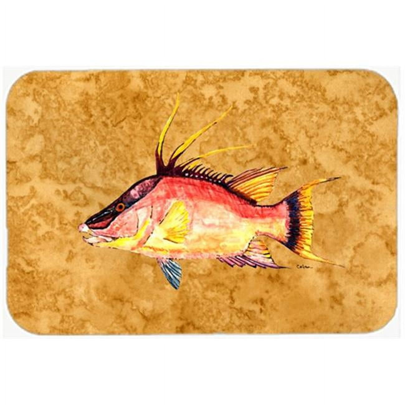 Hog Snapper On Gold Mouse Pad, Hot Pad & Trivet - Walmart.com