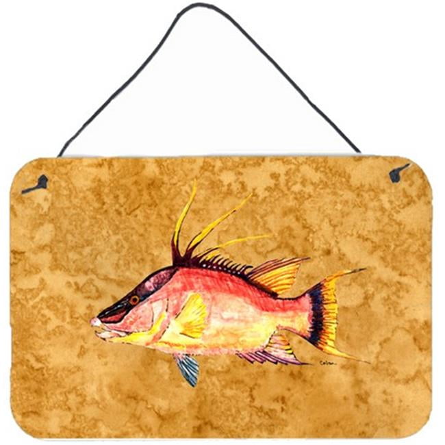 Hog Snapper On Gold Wall and Door Hanging Prints - Walmart.com