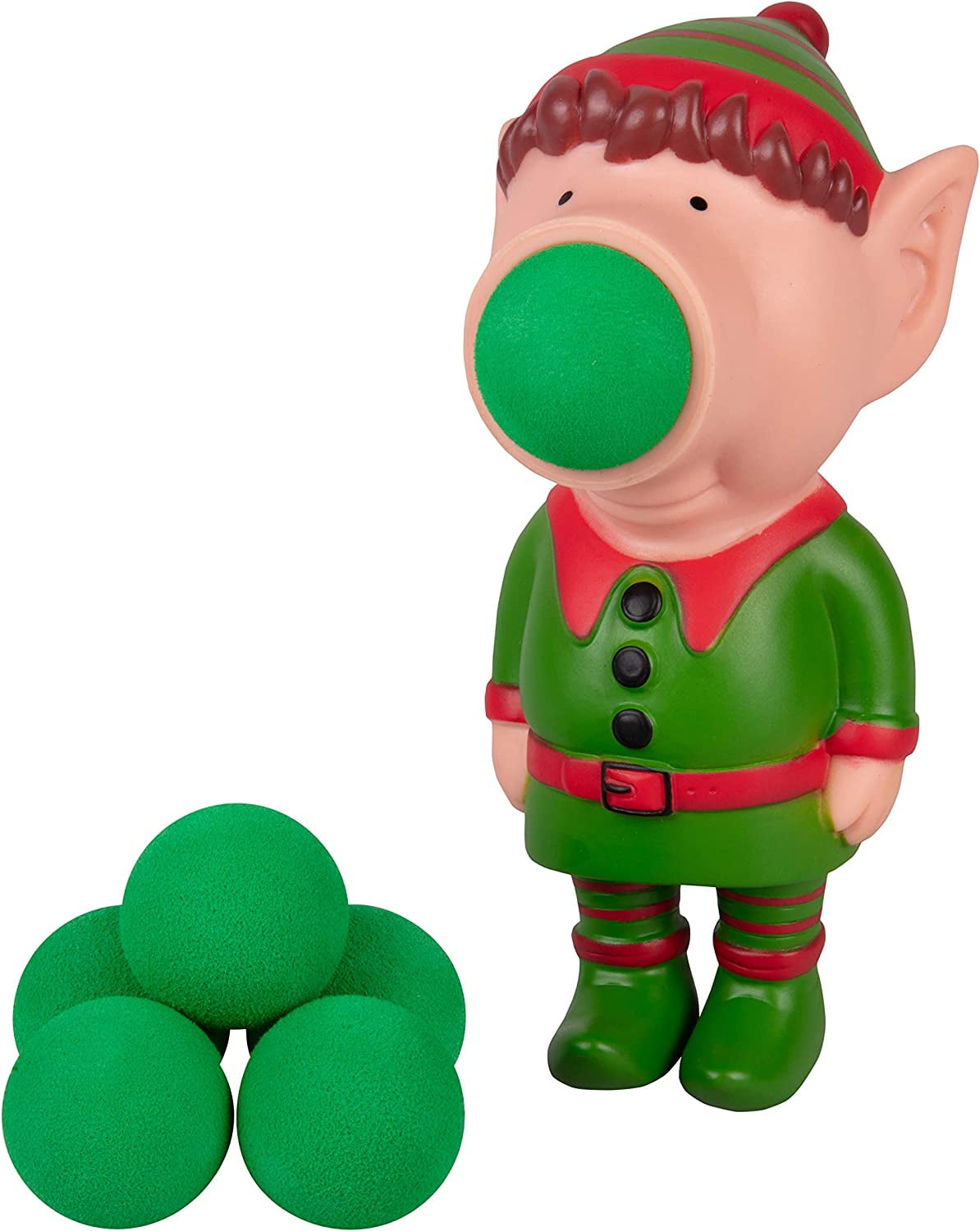 Hog Wild Elf Ball Popper Toy - Includes 4 Soft Foam Balls - Squeeze to ...