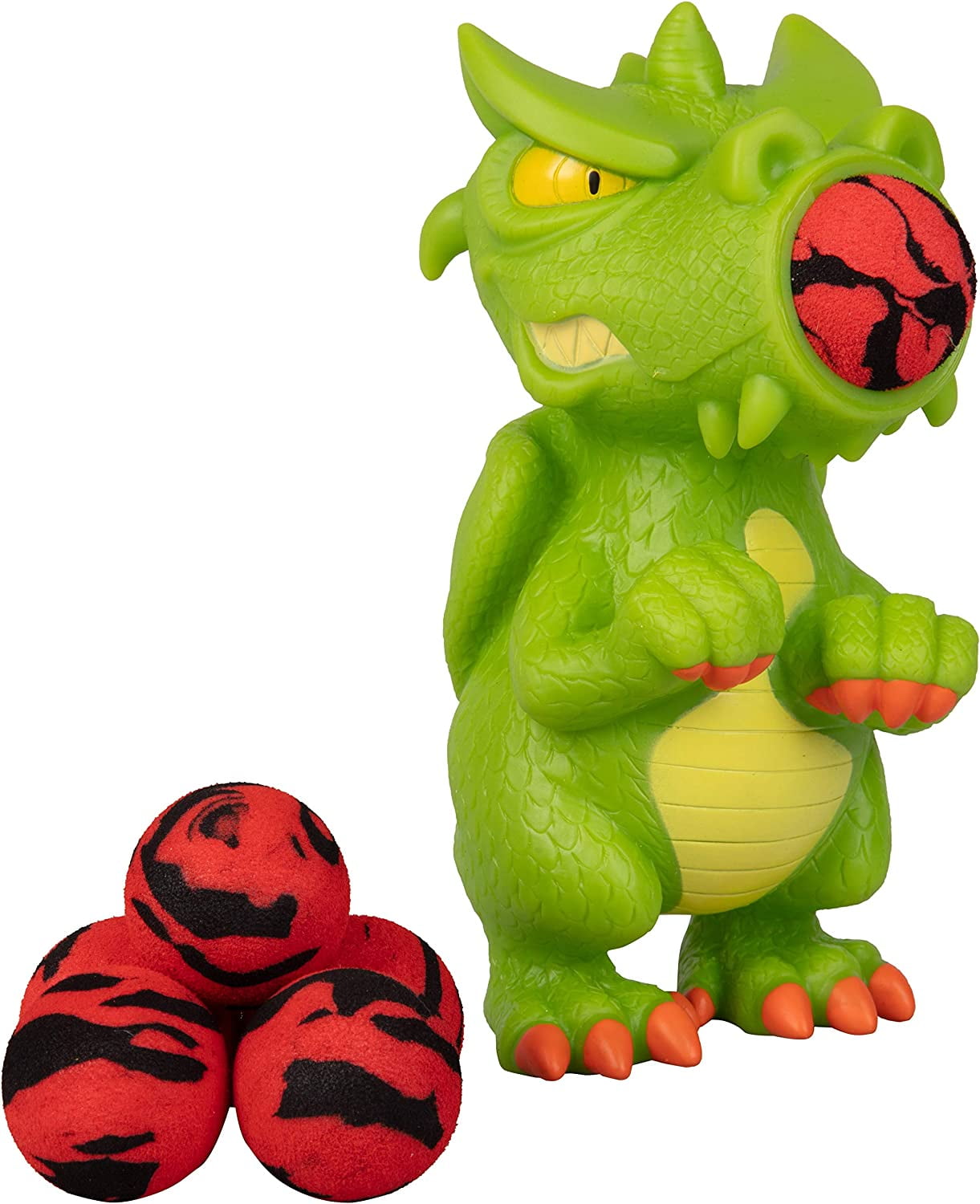 Hog Wild Dragon Popper Toy - Shoot Foam Balls Up to 20 Feet - 6 Balls ...
