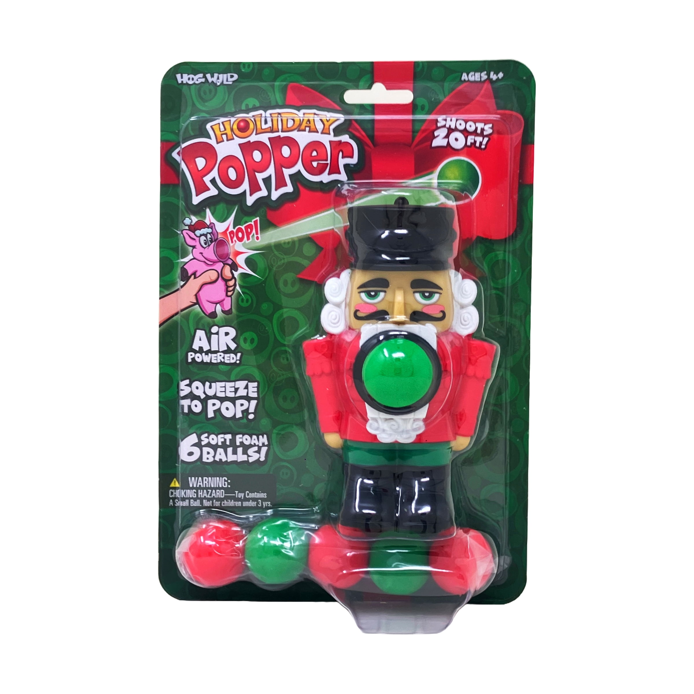 Hog Wild Holiday Popper - Nutcracker - Walmart.com