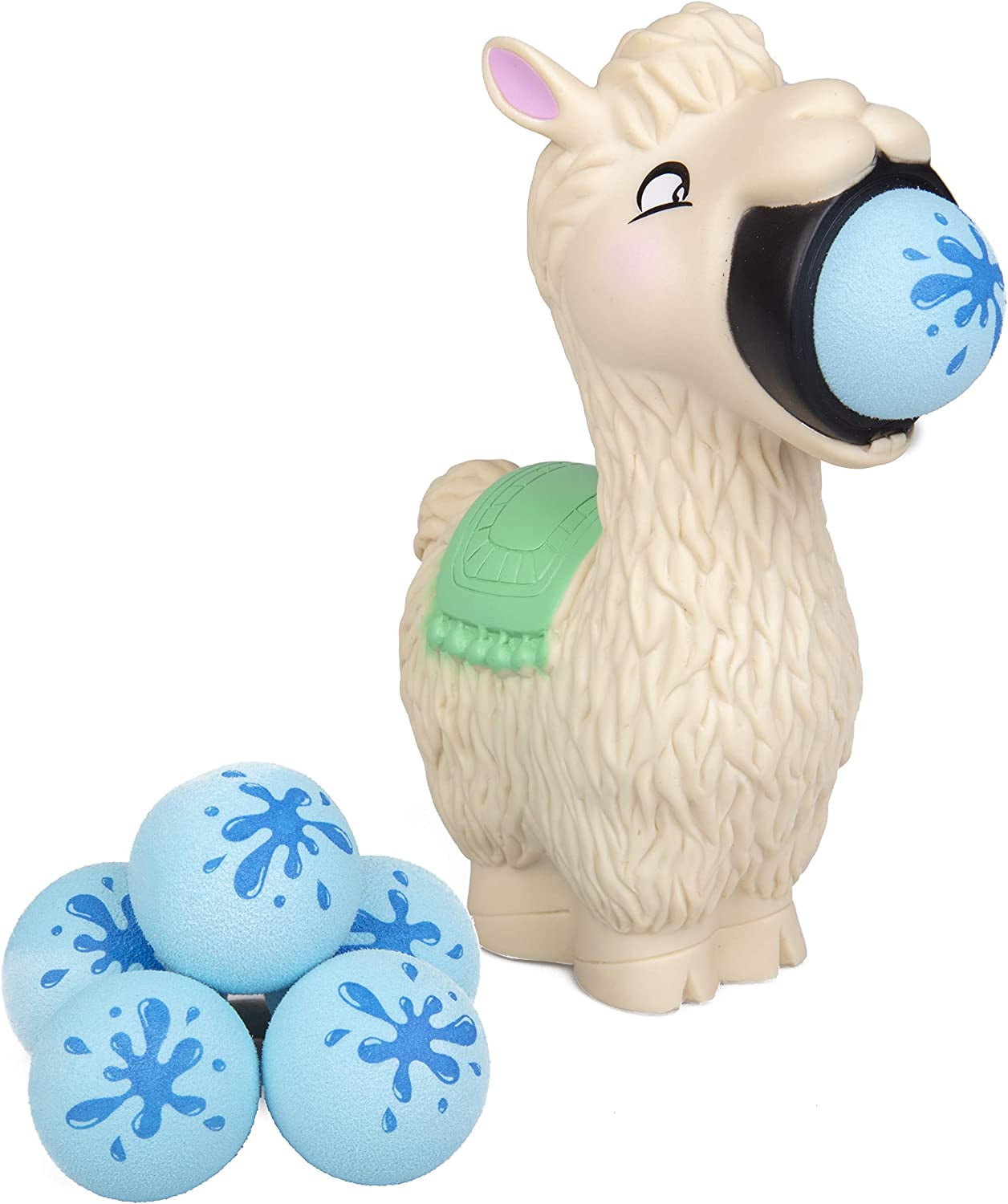 Hog Wild Llama Popper Toy - Shoot Foam Balls Up to 20 Feet - 6 Balls ...