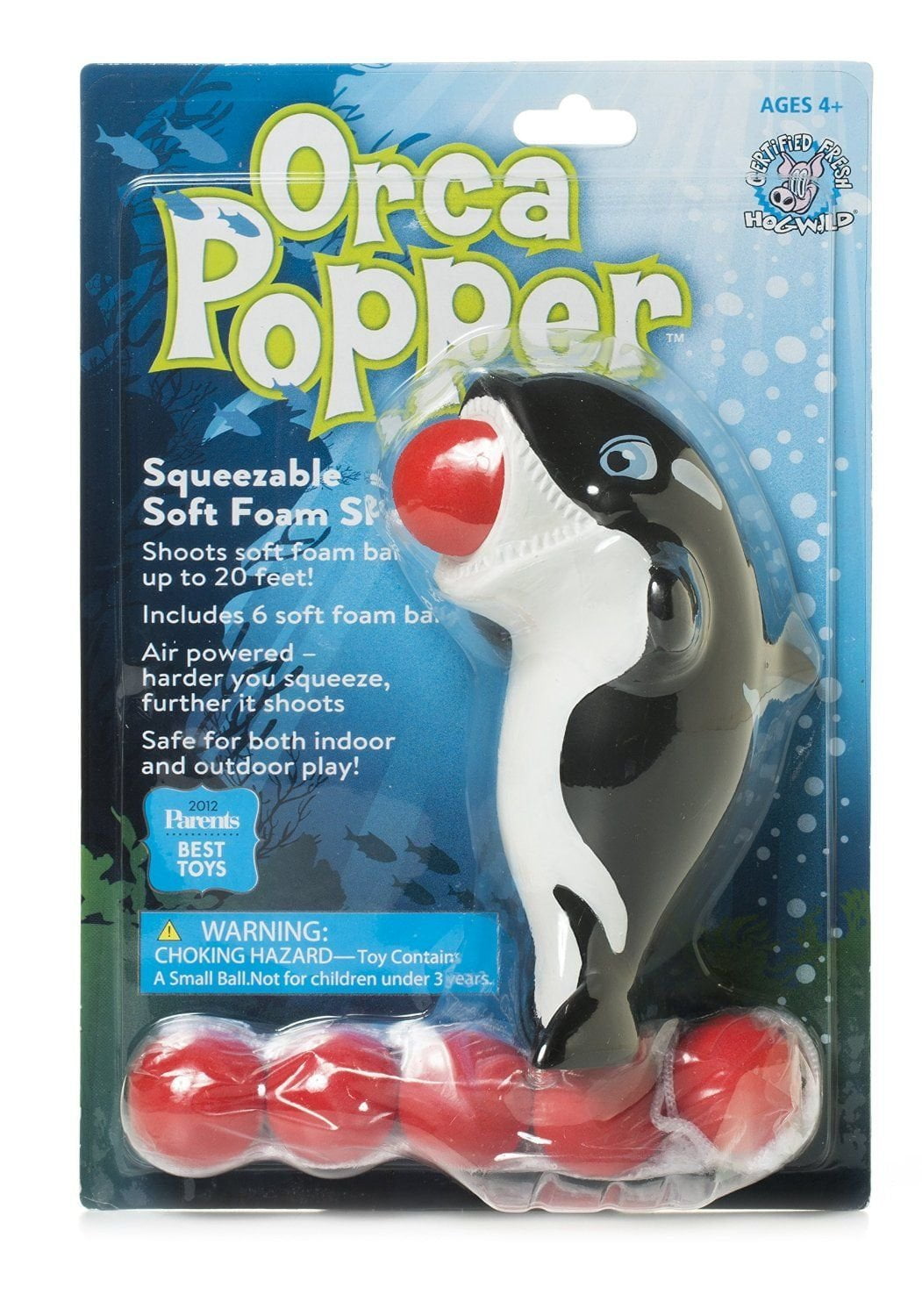 Hog Wild Orca Popper Toy - Walmart.com