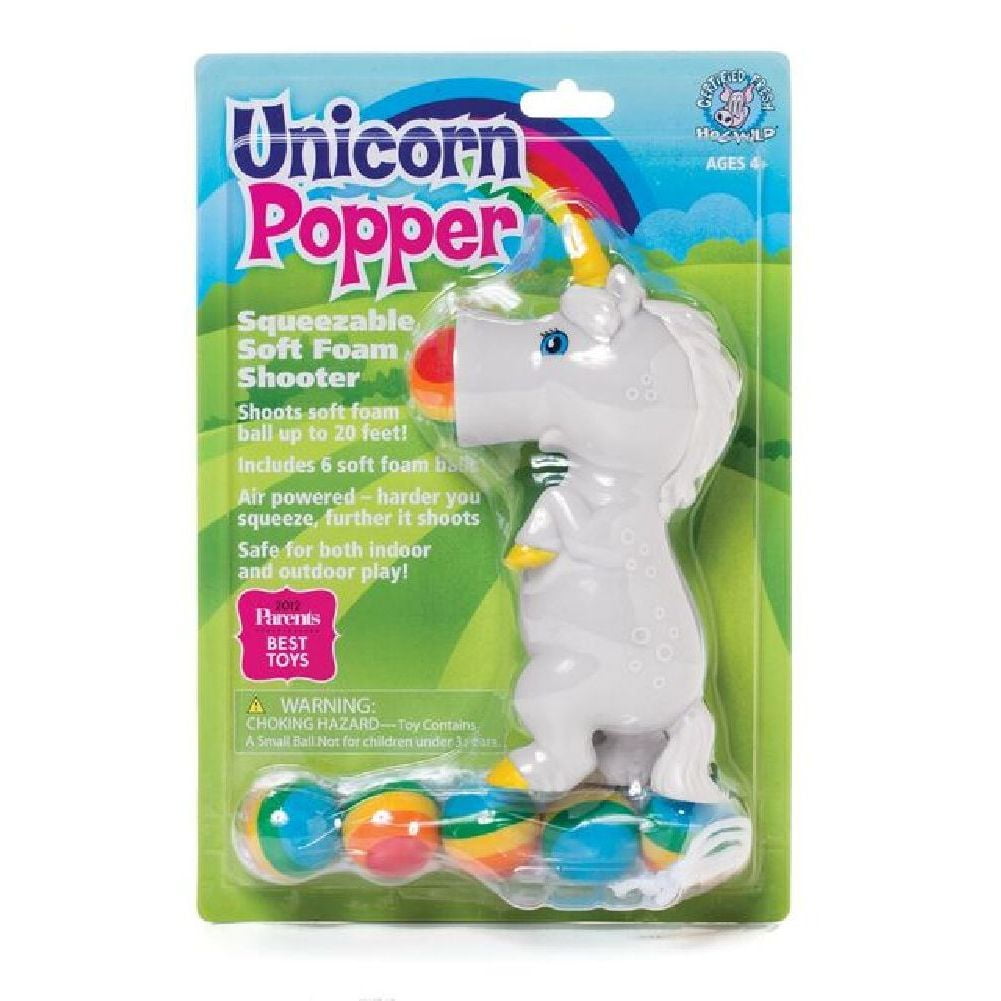 Hog Wild Unicorn Popper - White Pop Foam Balls Up to 20 Feet - 6 Balls ...
