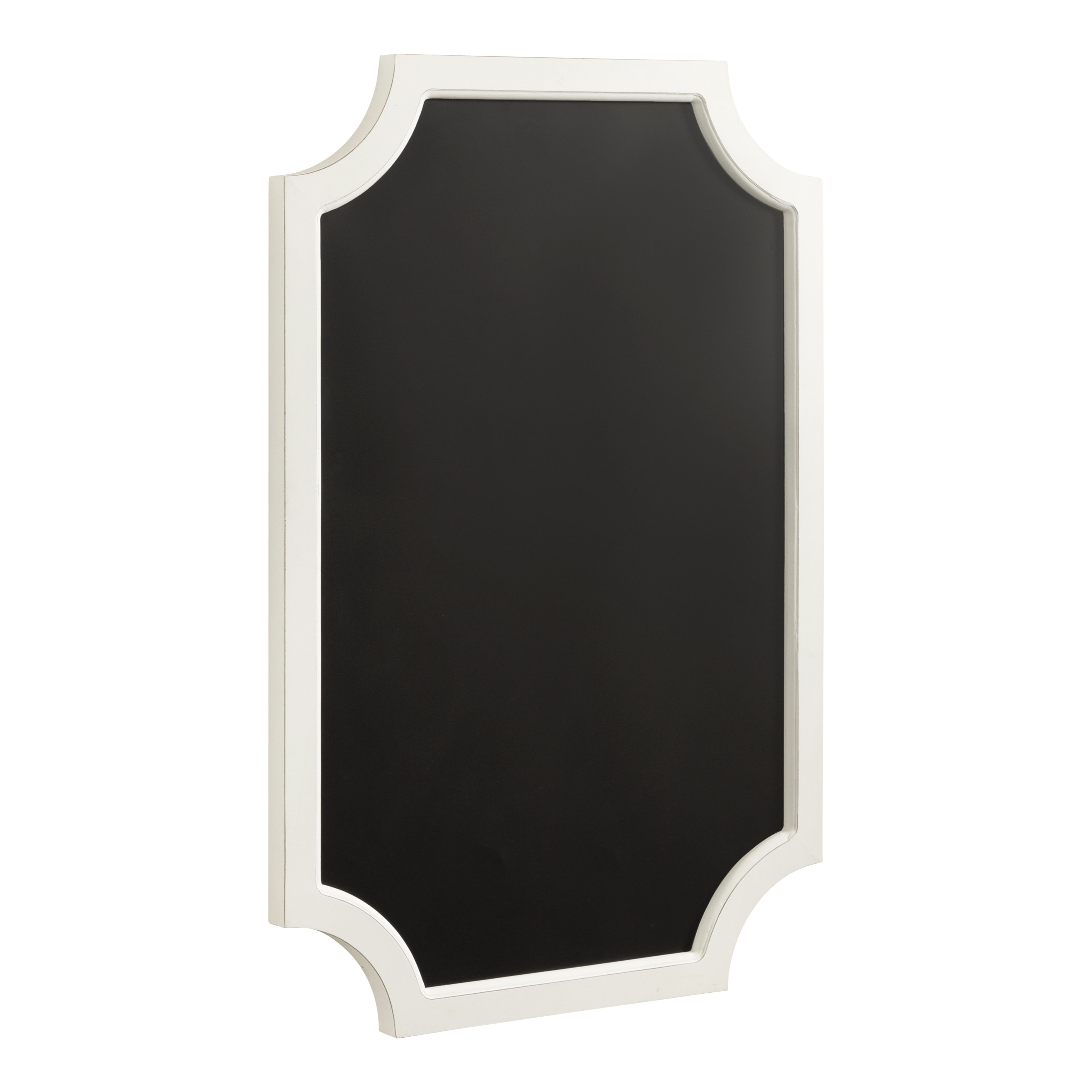 Kate and Laurel Hogan Magnetic Chalkboard, White Frame, 24 x 36 ...