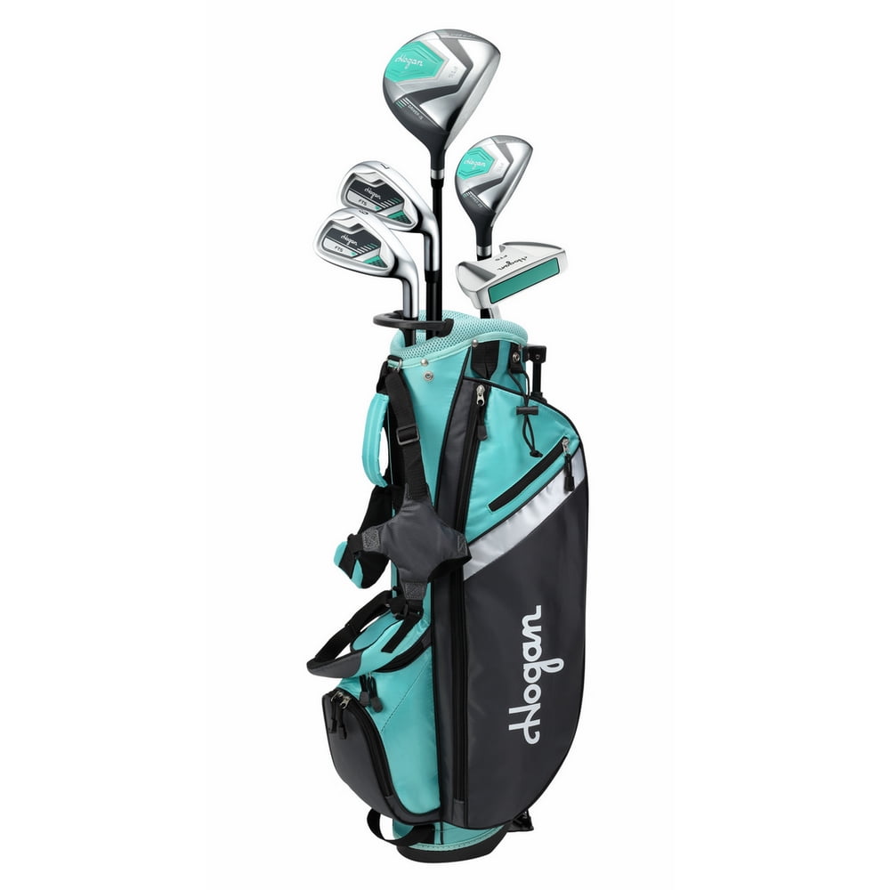 Hogan Golf FTS Junior Girls Golf Clubs Set with Bag, Left Hand Ages 9 ...