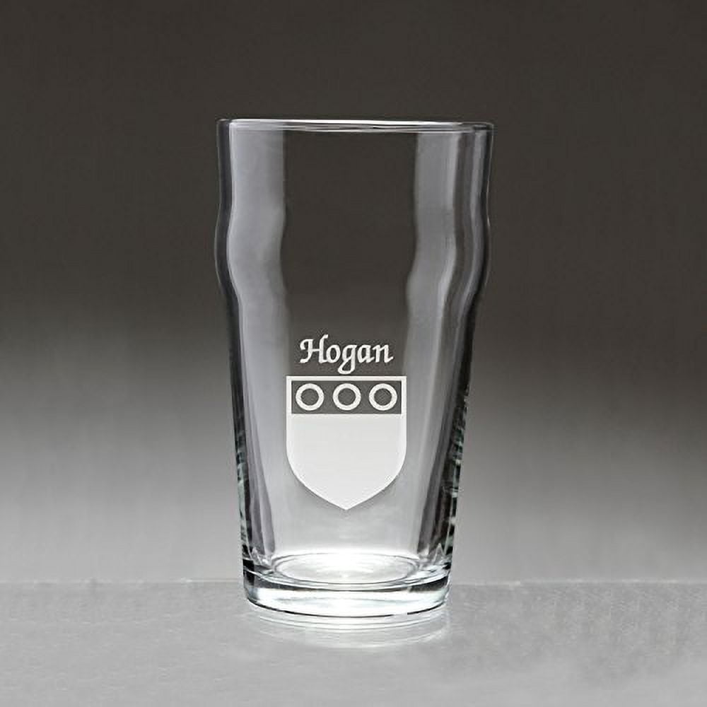 Hogan Irish Coat of Arms Pub Glasses - Set of 4 (Sand Etched) - Walmart.com