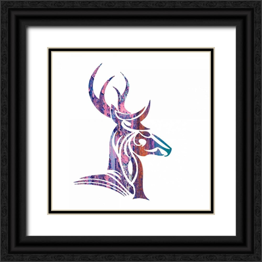 Hogan, Melody 12x12 Black Ornate Wood Framed with Double Matting Museum ...