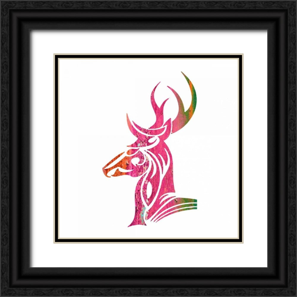 Hogan, Melody 20x20 Black Ornate Wood Framed with Double Matting Museum ...