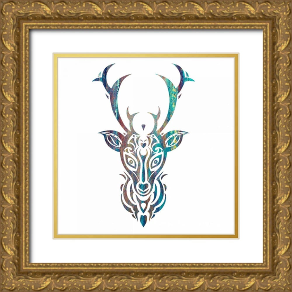Hogan, Melody 26x26 Gold Ornate Wood Framed with Double Matting Museum ...