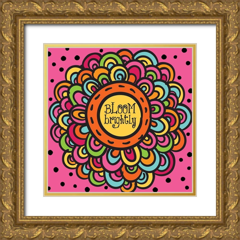 Hogan, Melody 26x26 Gold Ornate Wood Framed with Double Matting Museum Art Print Titled ...