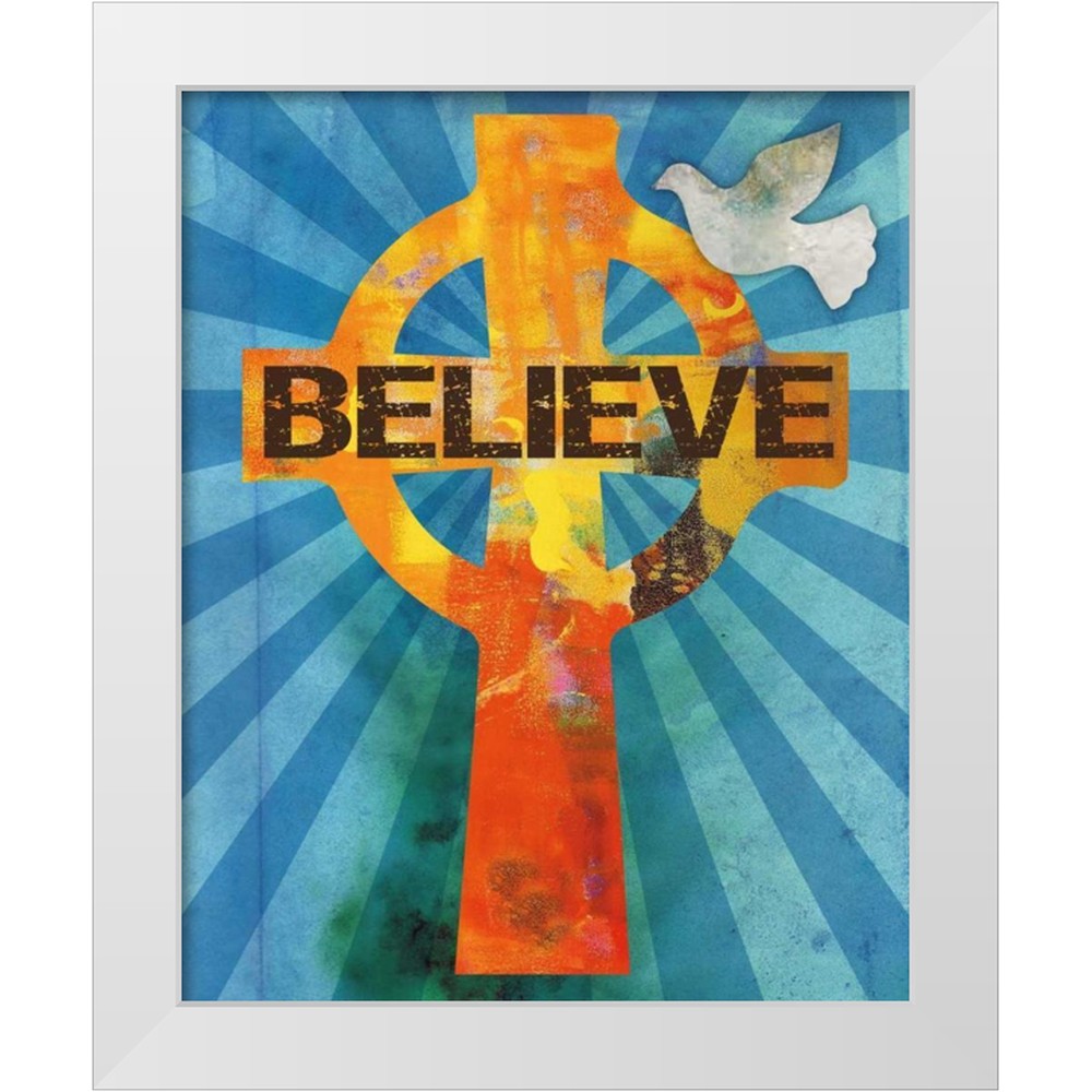 Hogan, Melody 26x32 White Modern Wood Framed Museum Art Print Titled ...