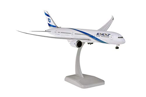 Hogan Wings El Al 787-9 1-200 with Gear Airplane Model - Walmart.com