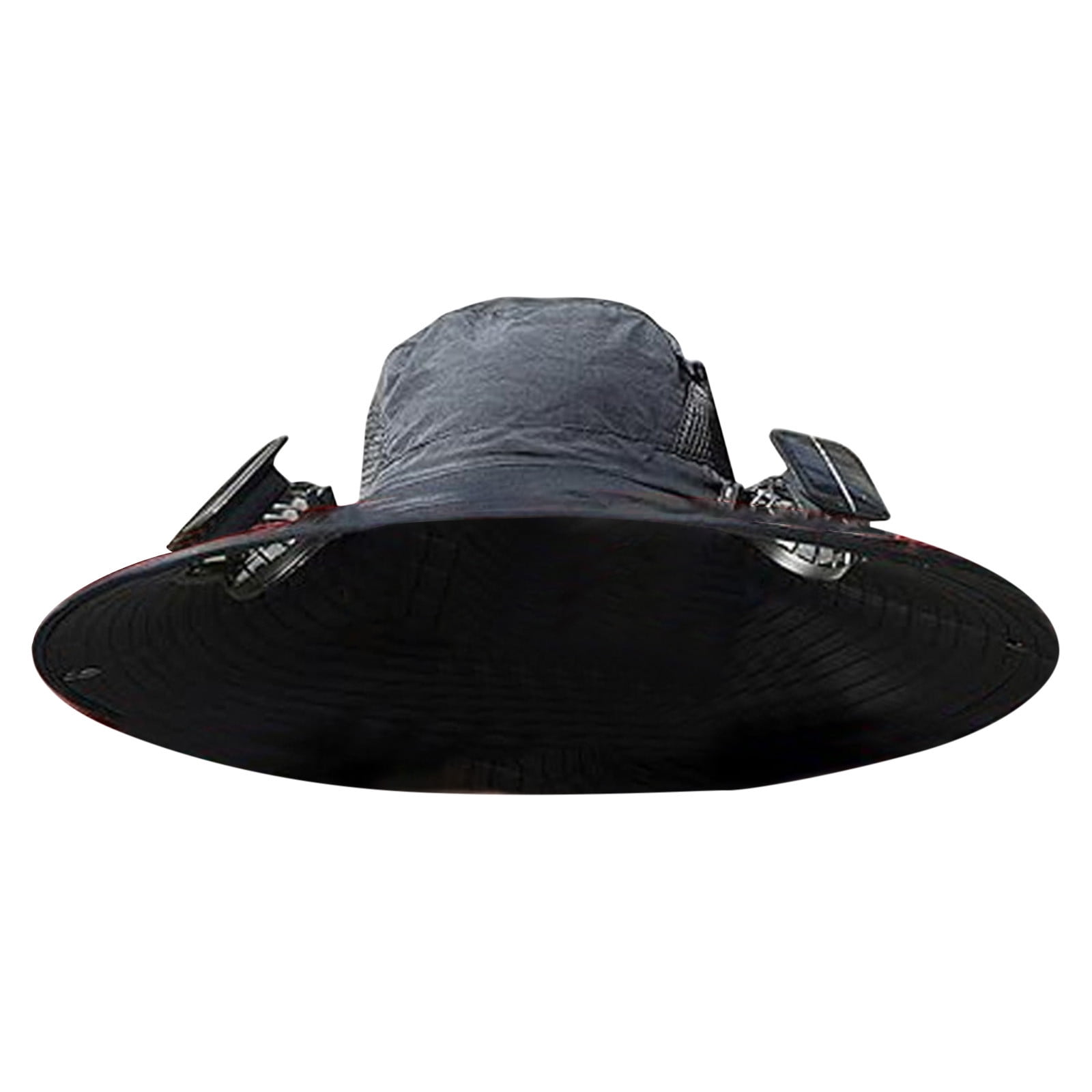 Hogarize Fisherman Hat Solar Fan Sun Hat Wide Brim Fishing Hat for ...