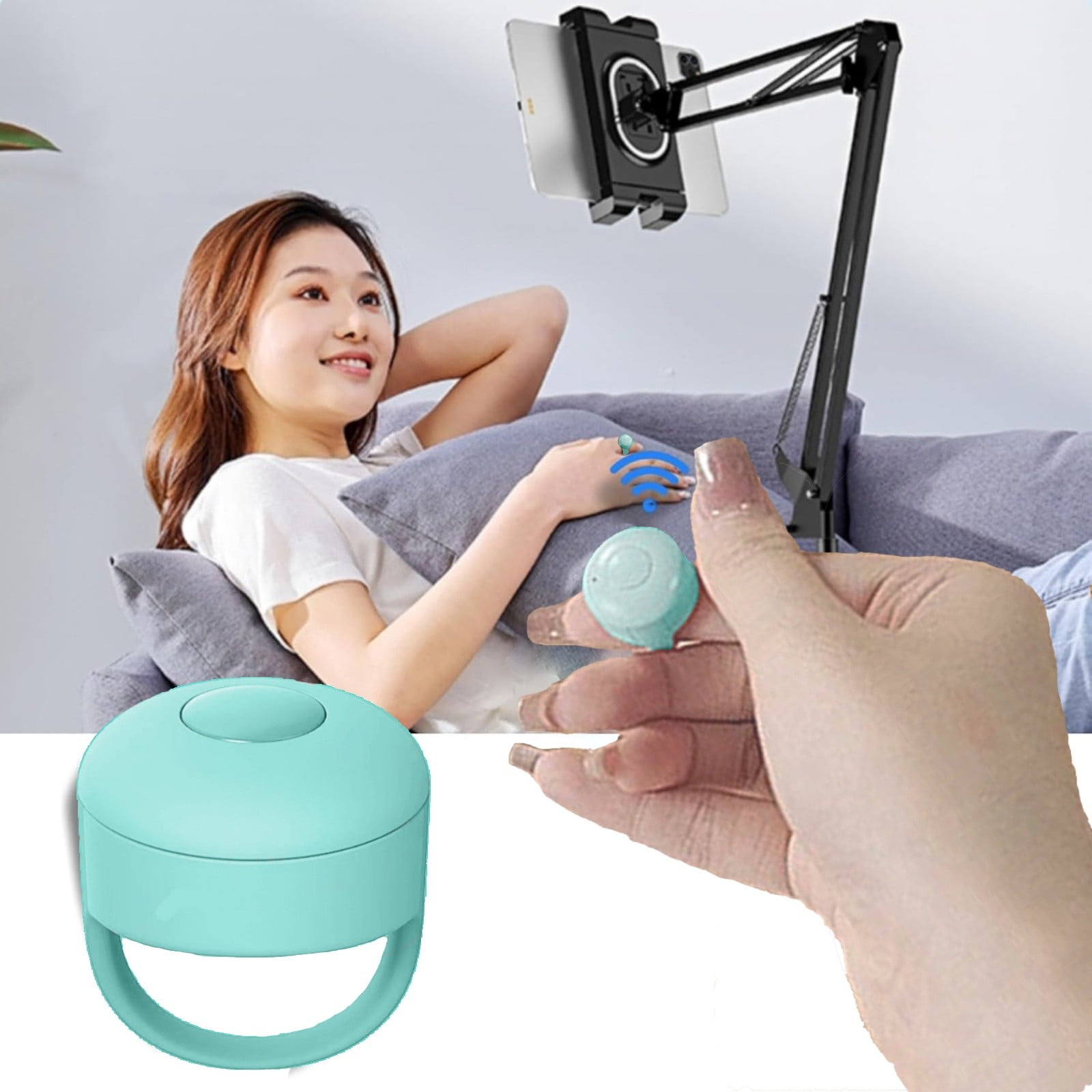 Hogarize Video Controller Brush–Advanced Tiktok Page Turning Device In Blue for Mobile Use,Novel ...