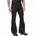 Hogleaql Men's Vintage Classic Flared Pants 60s 70s Disco Bell Bottoms ...
