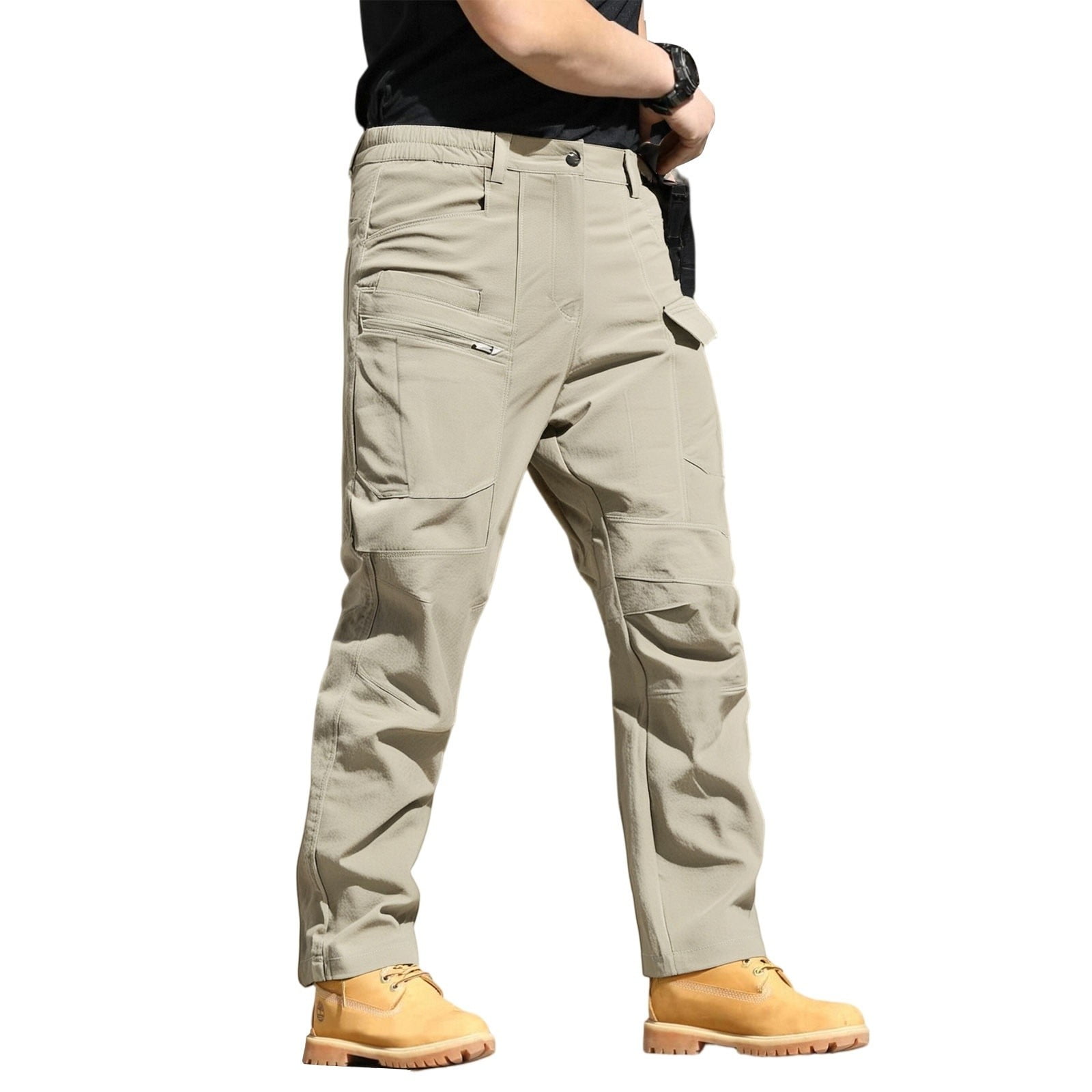 Hogleaql Tactical Cargo Pants for Men Durable Ripstop Stretch Camping ...