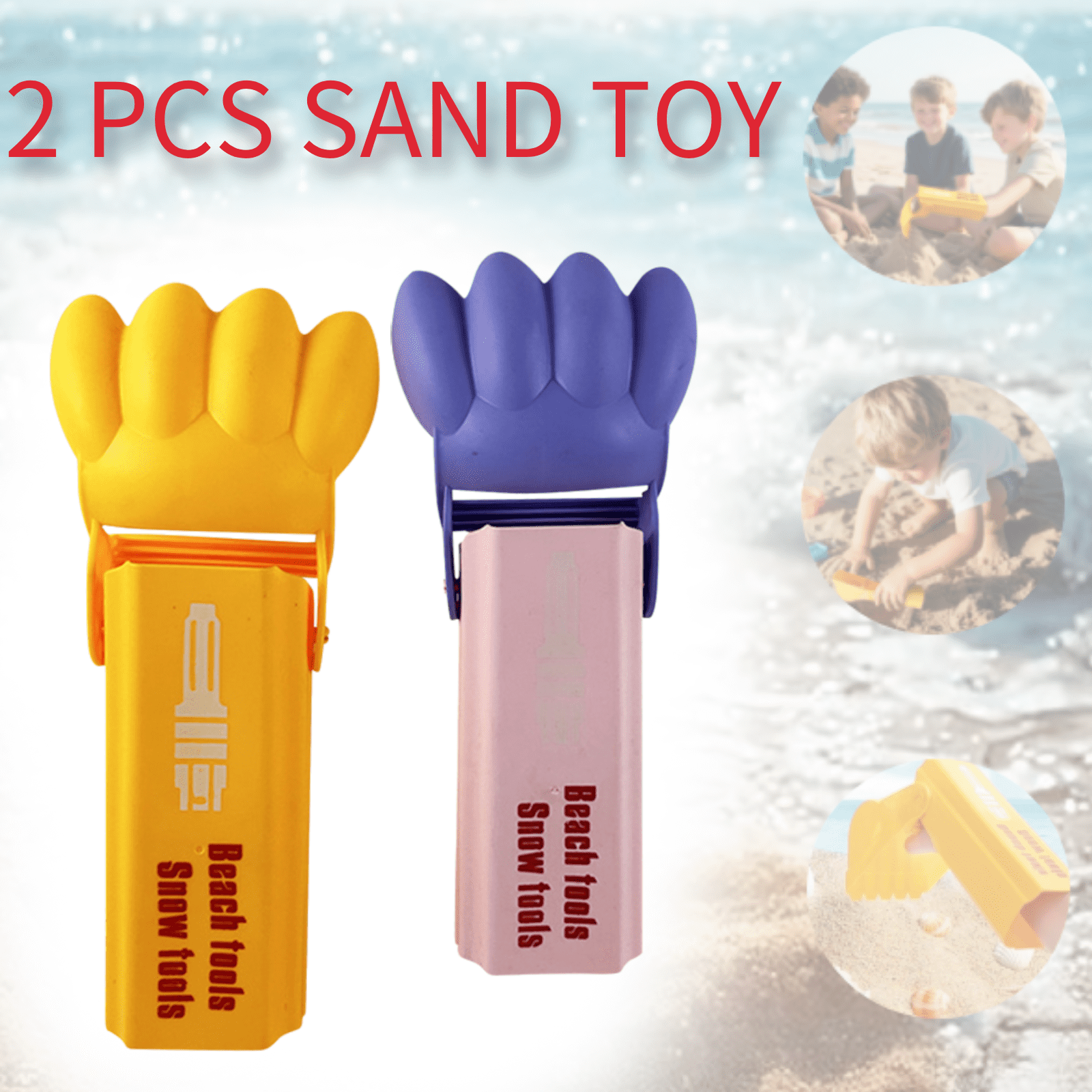 Hogloyecr 2PCS Hand Digger Toy| Excavator Arm Toy| Hand Guard Digging ...