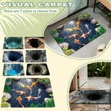 Hogloyecr 3D Optical Illusion Rug, Non-Slip Floor Mat for Indoor ...