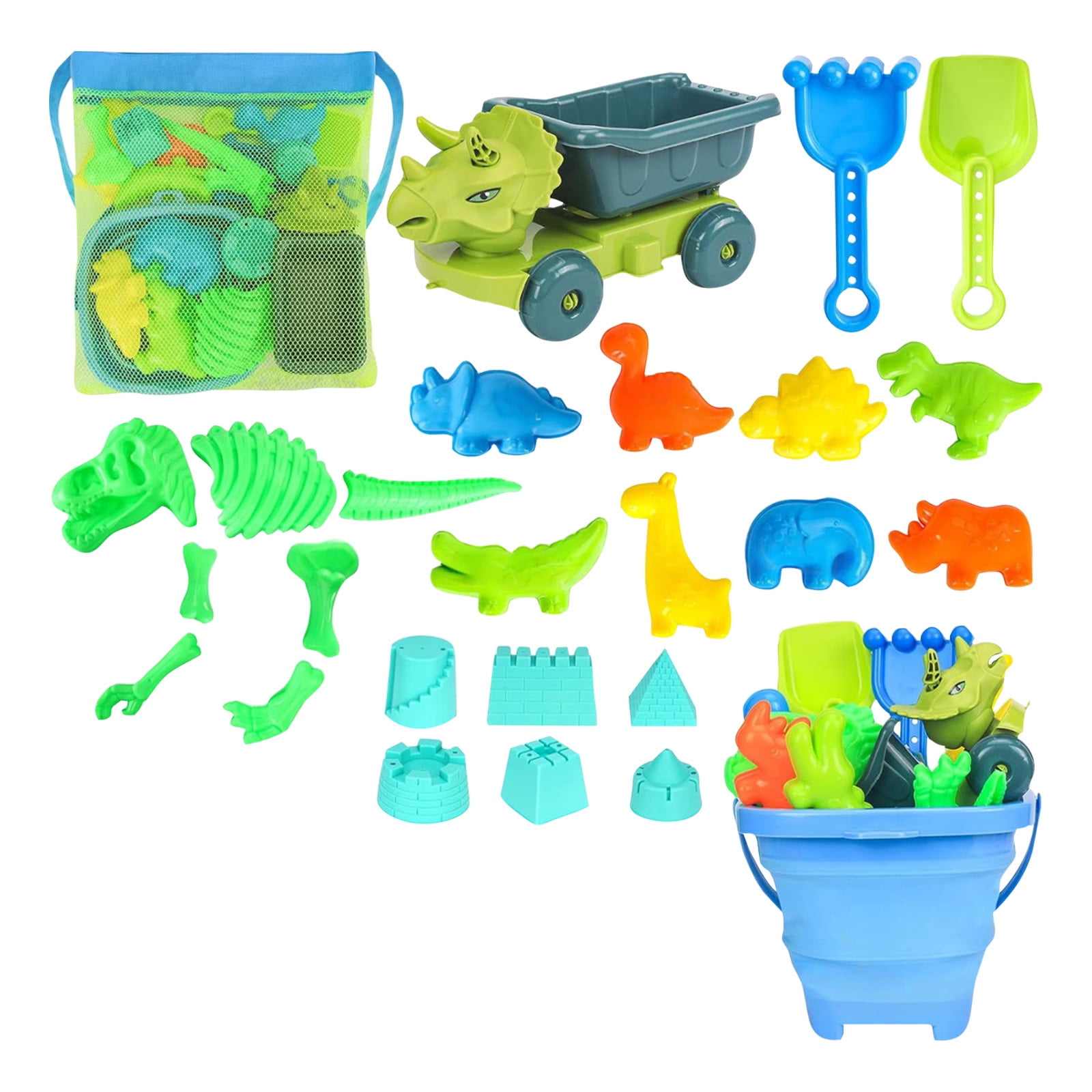 Hogloyecr Beach Toys, Toys for Toddlers 3-5, Sandbox Toys with Dump ...