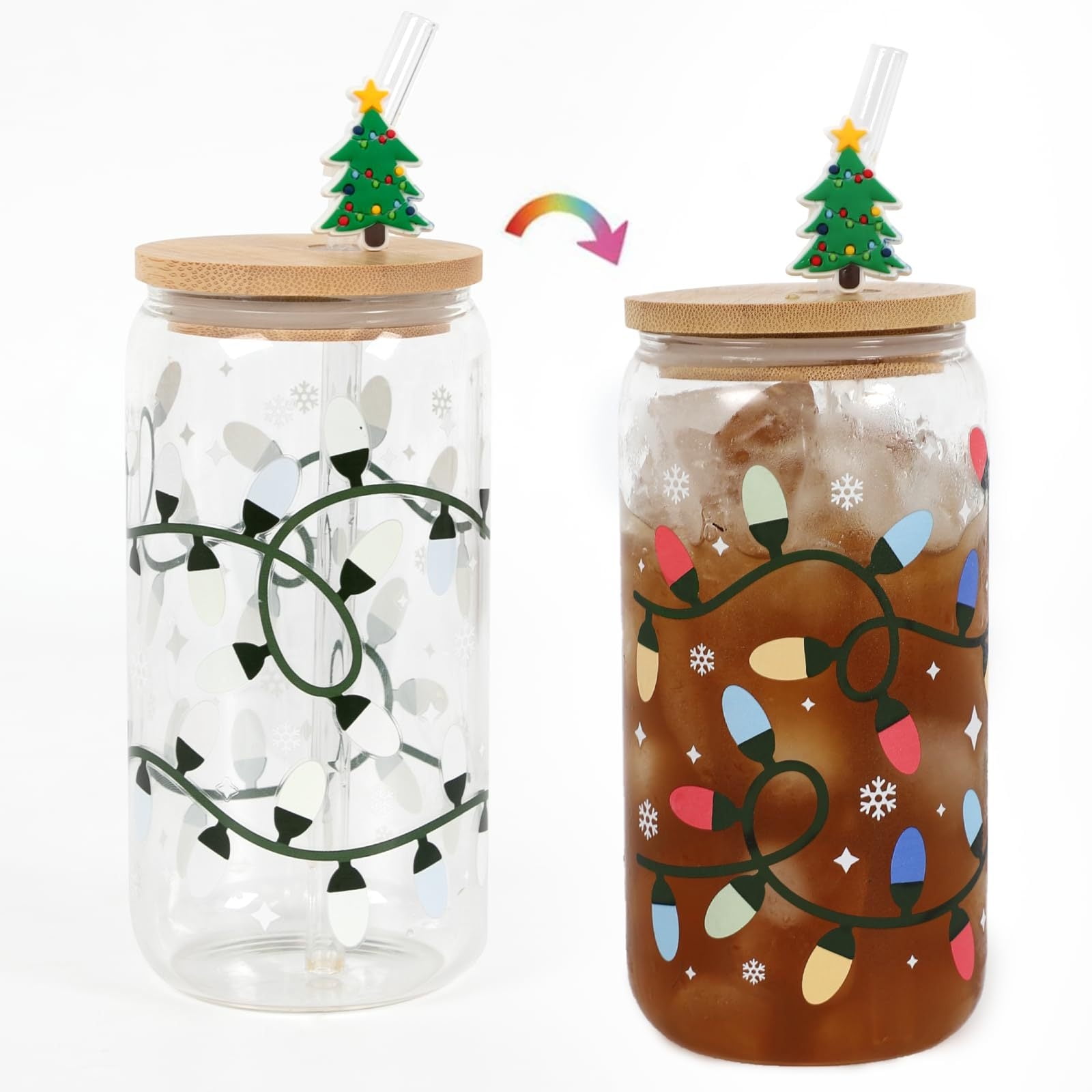 Hogloyecr Color Changing Christmas Cup, 2026 New Cute Color Changing ...