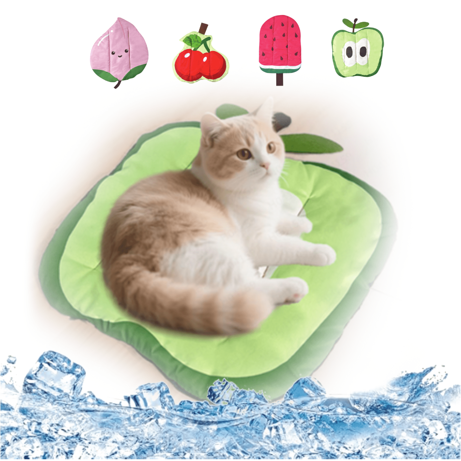 Hogloyecr Fruit Shape Cooling Mat for Dogs Easy Clean Indoor/outdoor ...