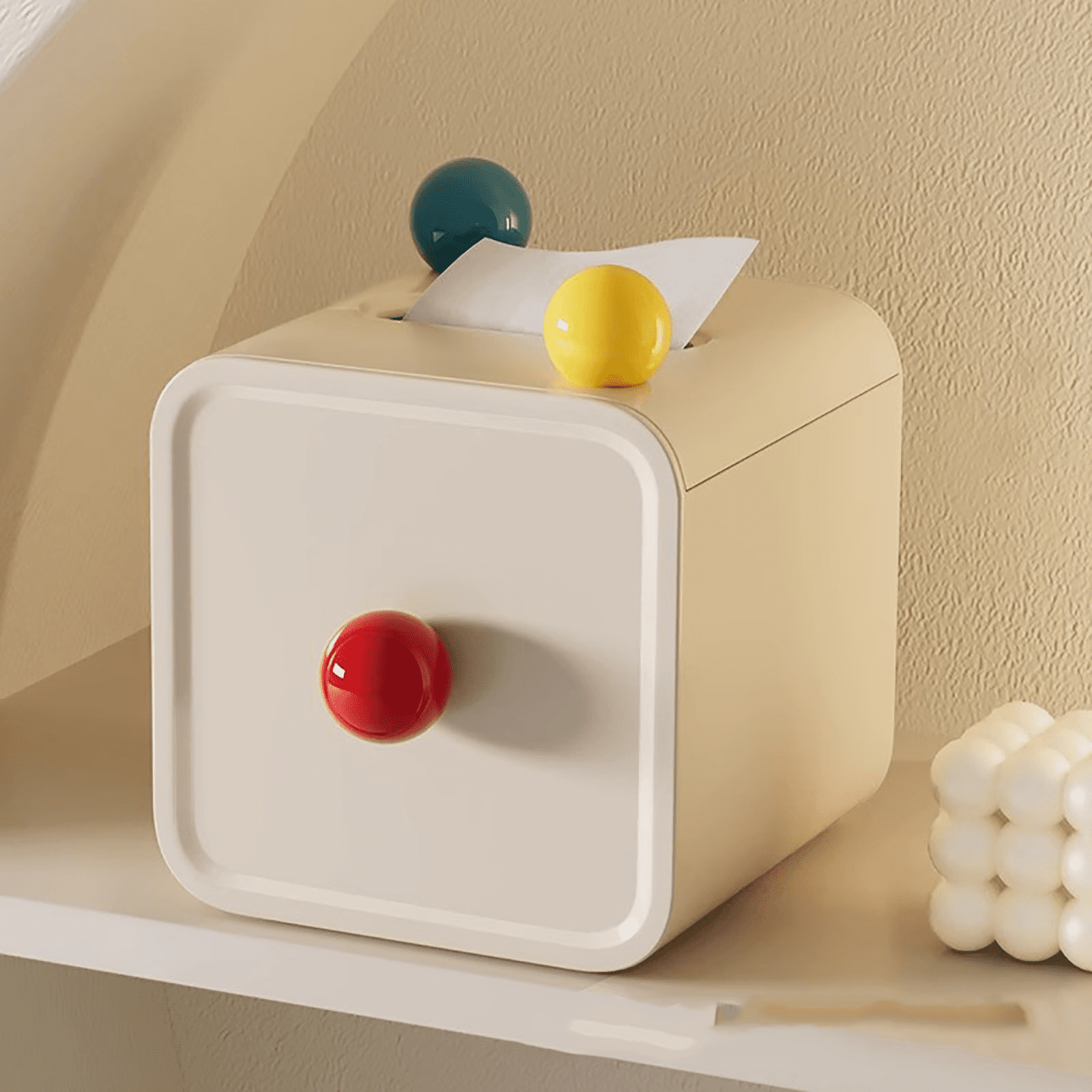 Hogloyecr Tissue Box Napkin Holder Paper Roll Container Dopamines Decor ...