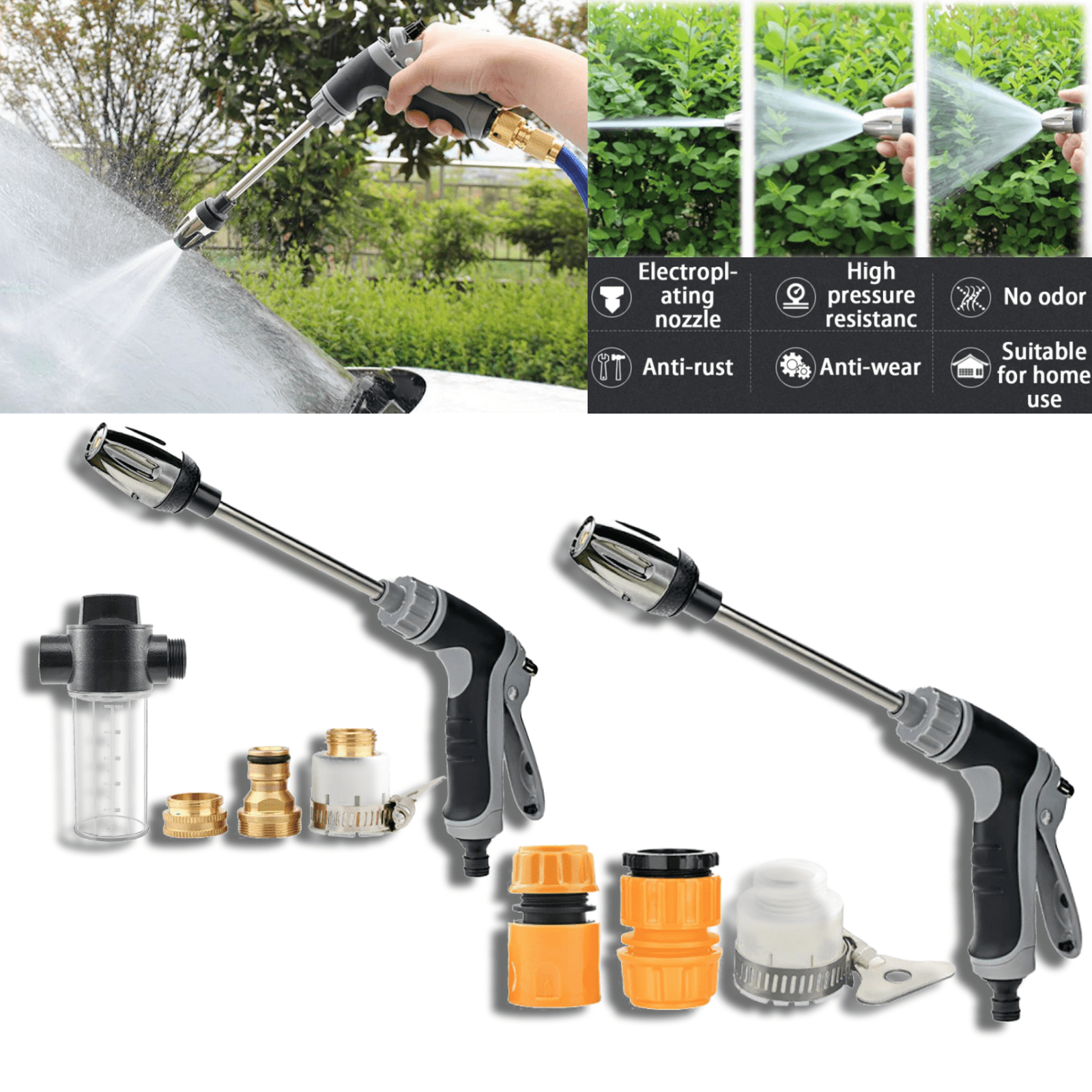 Hogloyecr Water Blitz Pressure Washer | Various Spray Effects | 360 Rotating Water Bliss High ...