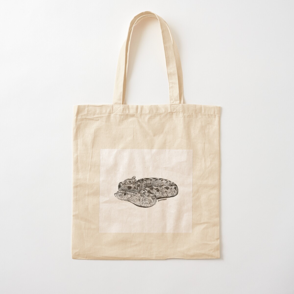 Hognose Snake Cotton Tote Bag Canvas Tote Bag, Family Gift For Mother ...