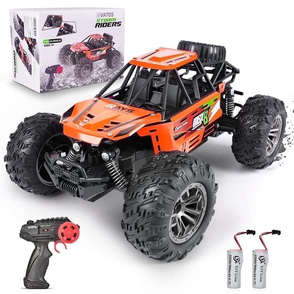 HogoKids 1:16 Scale RC Monster Truck, High Speed, All-Terrain, 2WD, 2.4 GHz Electric Vehicle ...