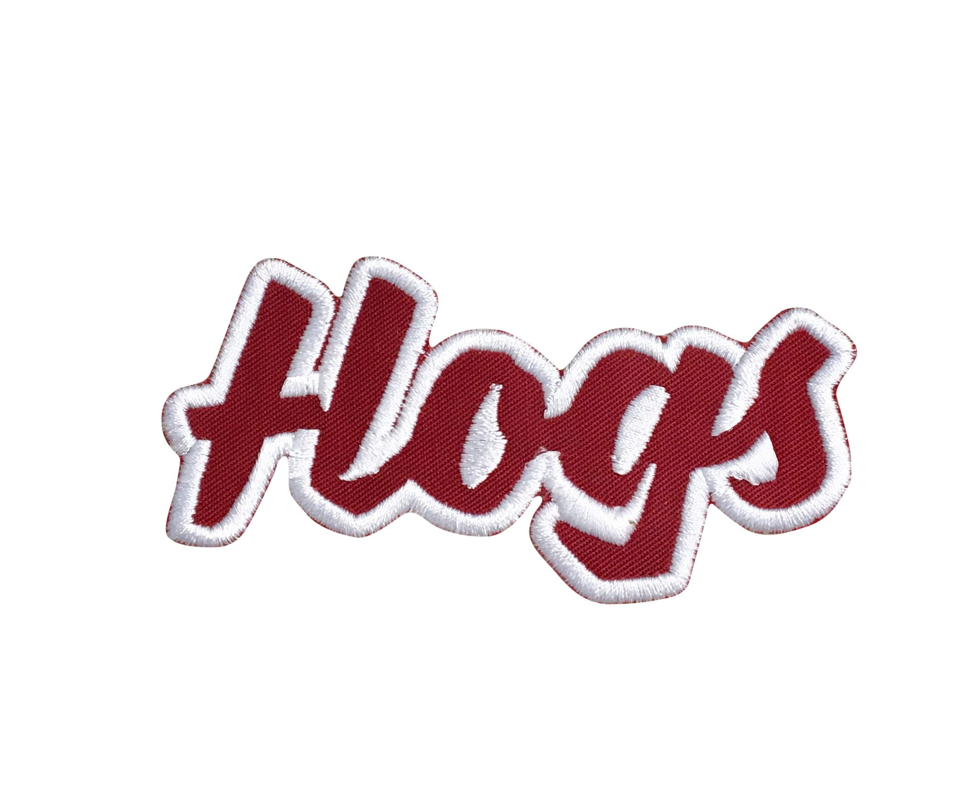 Hogs - Dark Red/White - Team Mascot - Words/Names - Iron on Applique ...