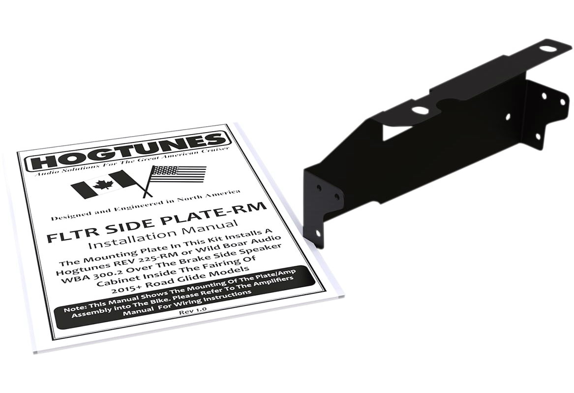 Hogtunes 2-Channel Side Mounting Plate (FLTR SIDEPLT-RM) - Walmart.com