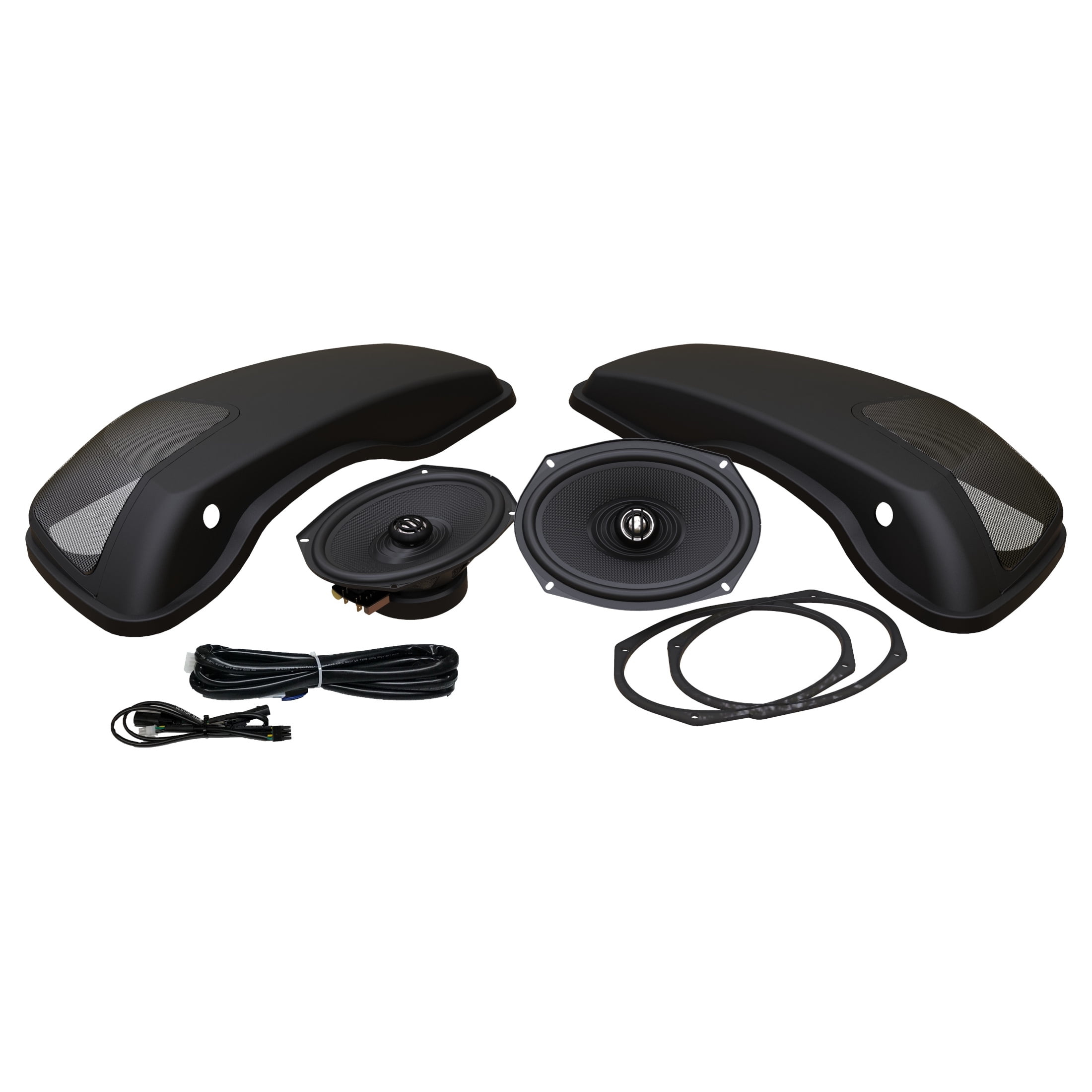 Hogtunes 692-LID-XL-RM Saddlebag LID & XL 6x9" Speaker Kit 200 Watt Lid ...